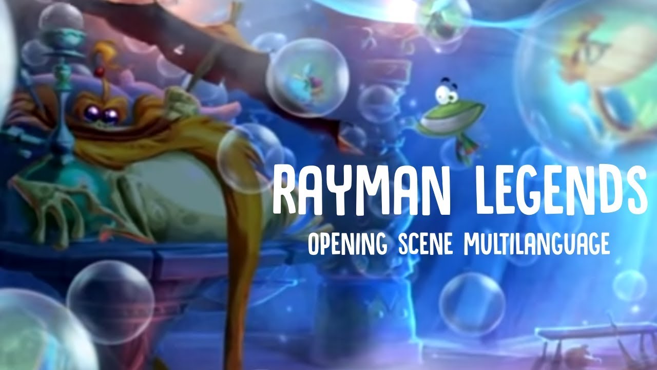 Rayman Legends Opening Scene Multilanguage - YouTube