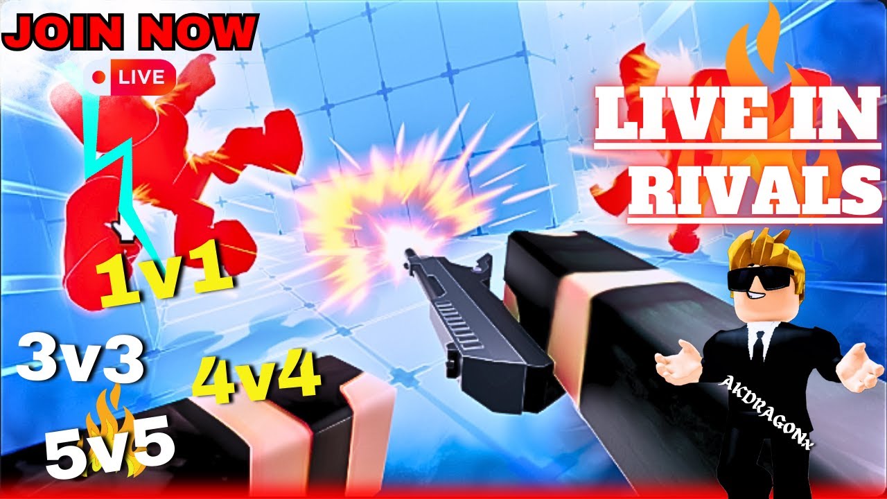 🔴 Roblox Rivals 💥 Live With Viewers! 🔴 - YouTube