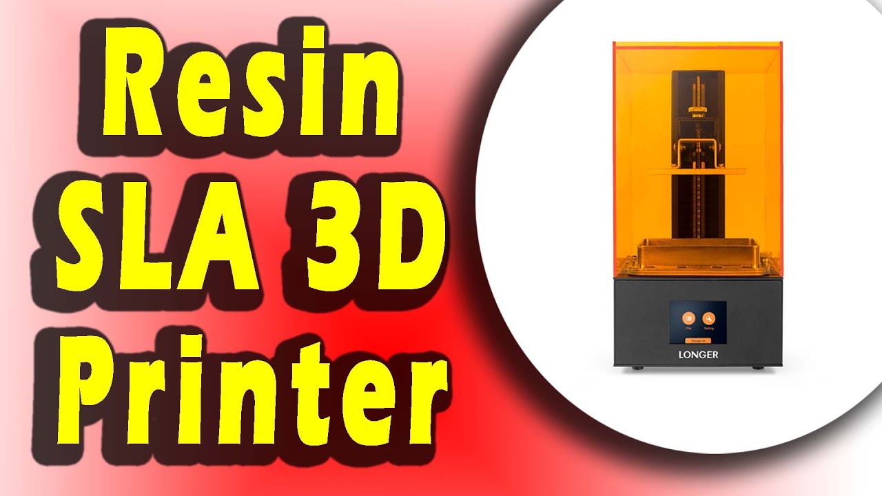 LONGER Orange 10 Resin SLA 3D Printer with Parallel LED Lighting - YouTube