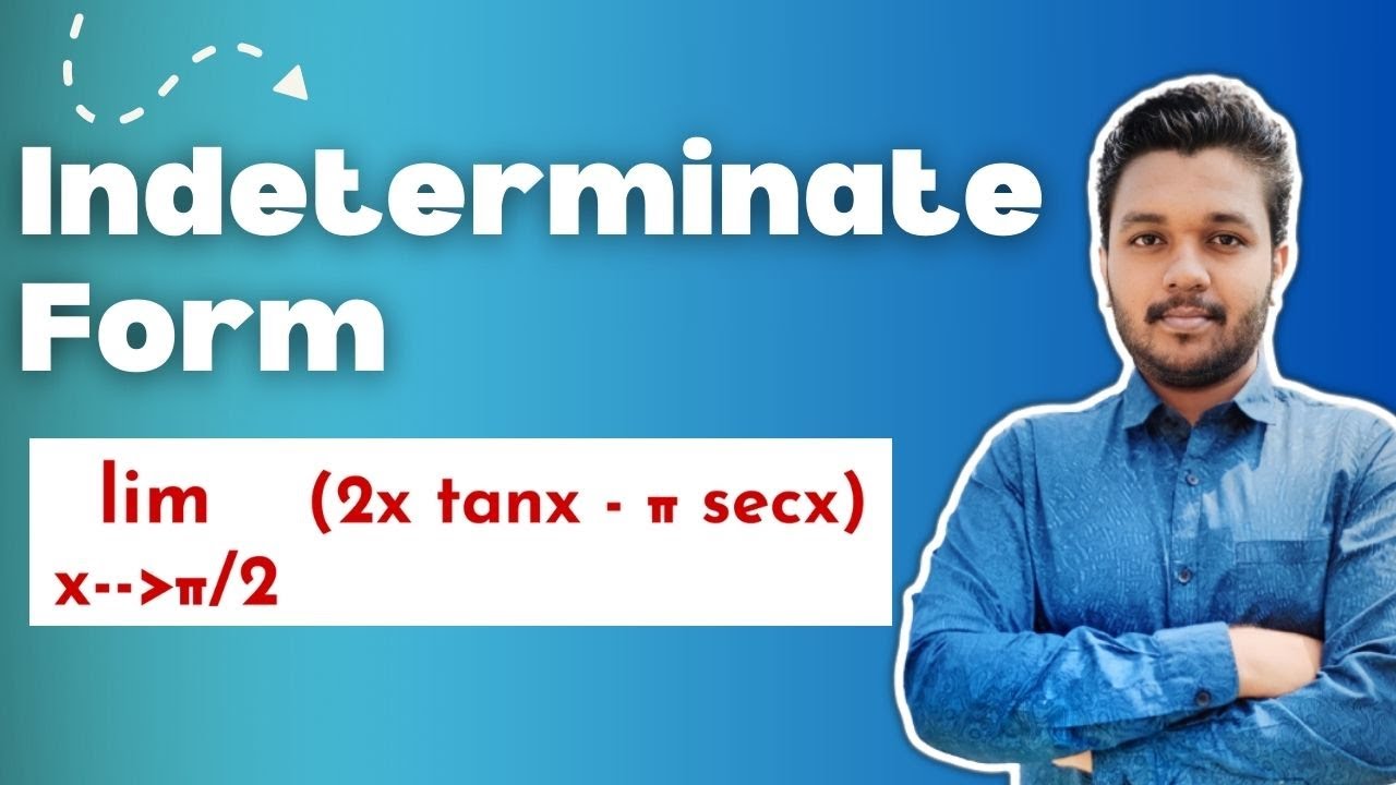 Indeterminate form | 0/0 form | Example 10 | Step wise explanation | Engineering maths ...