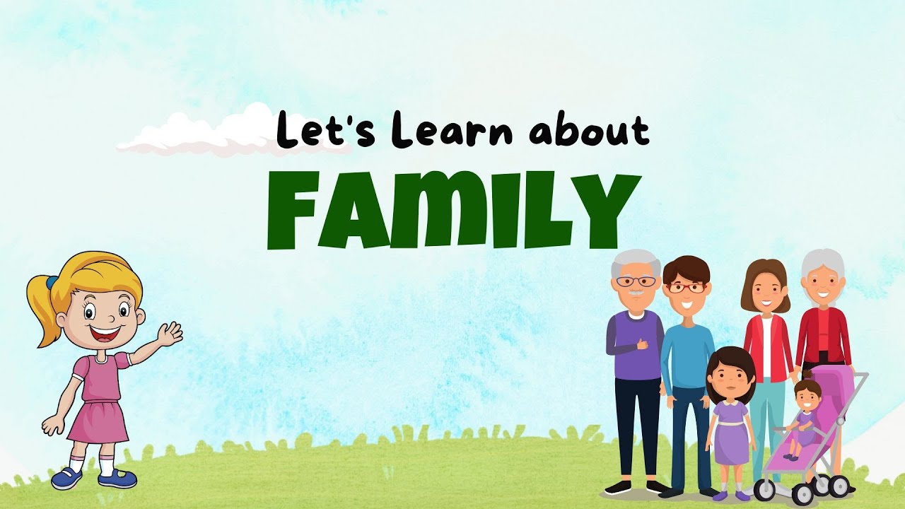 Kids Vocabulary - Family - Family Members & tree - Learn English for ...