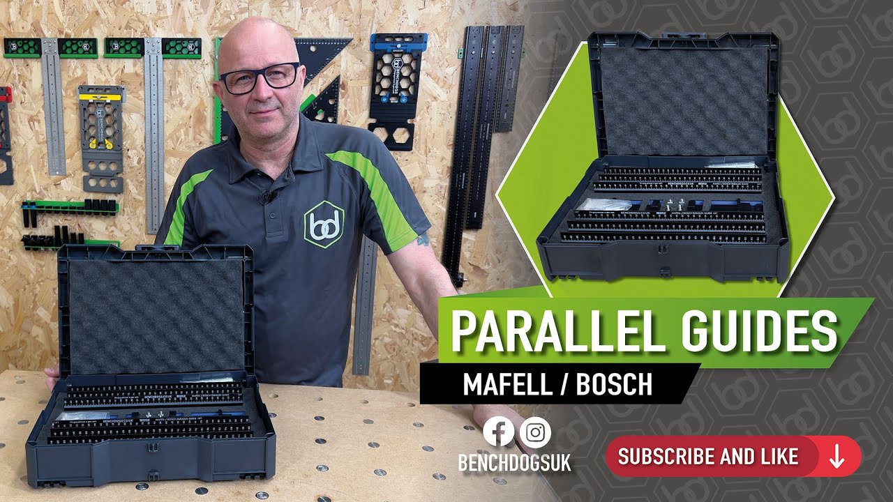 Mafell / Bosch Parallel Guide System Demostration - YouTube