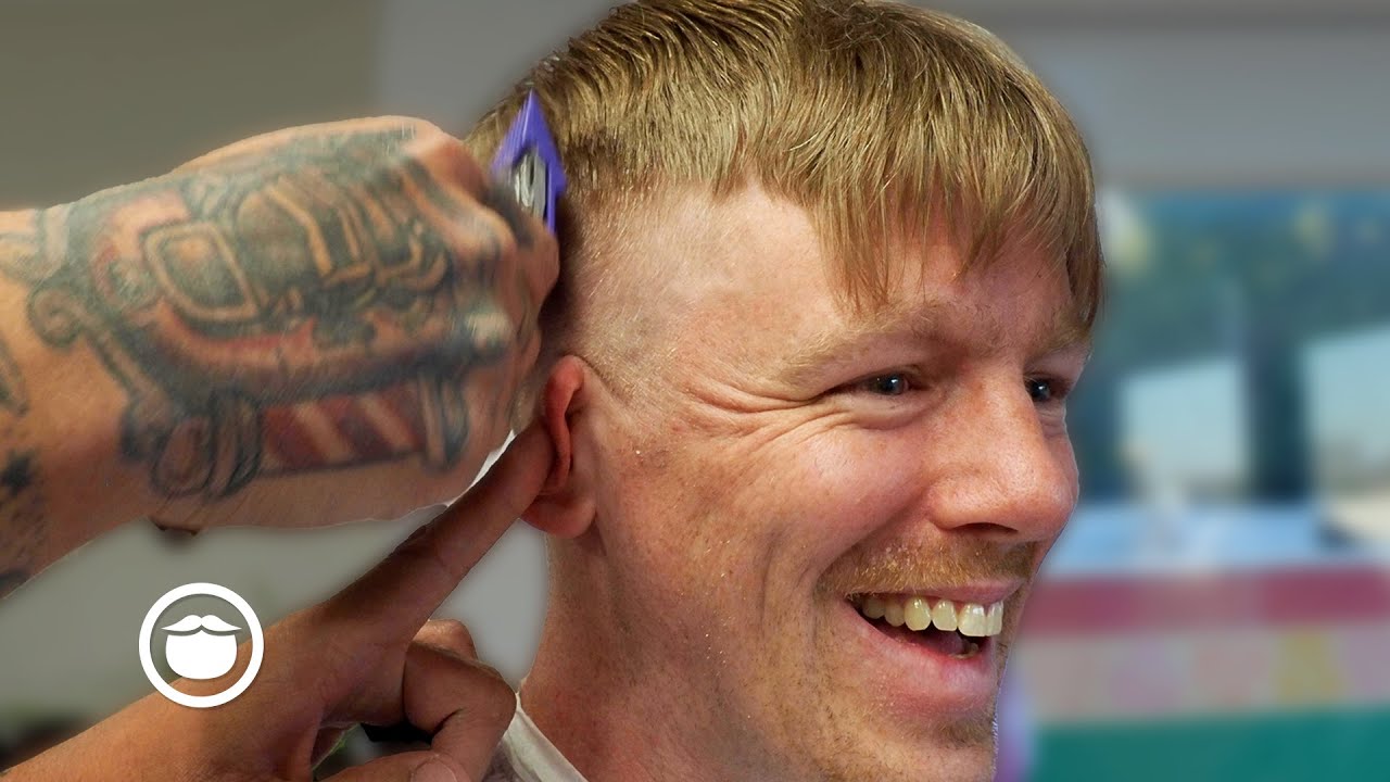 Software Engineer Gets a "Blind" Haircut & Reveal - YouTube