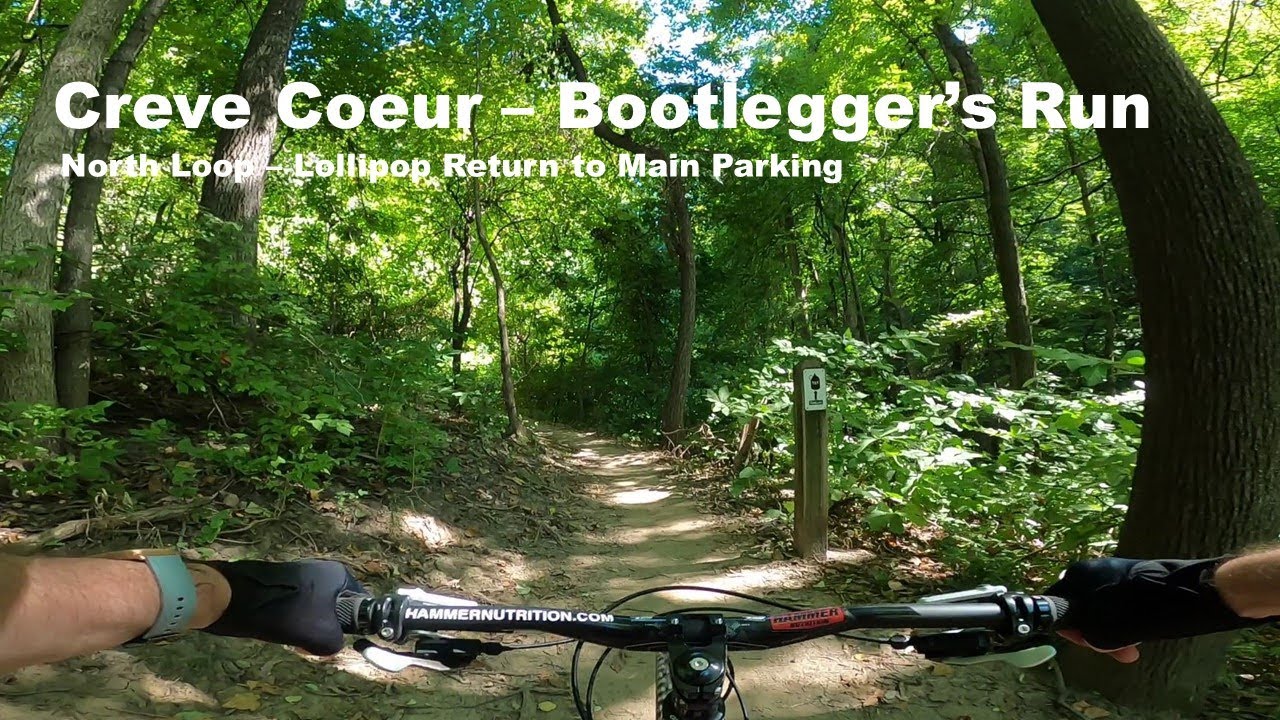 Creve Coeur Park Mountain Bike Trail - Bootlegger's Run -North lollipop ...