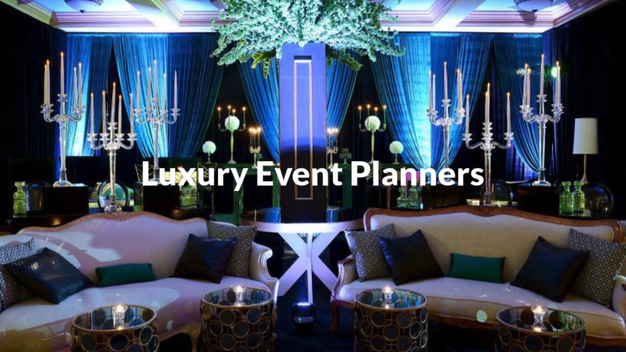 Luxury Event Management | Luxury Event Planners - YouTube