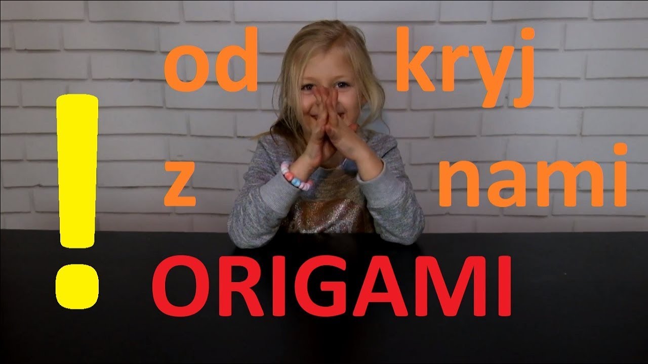 Odkryjcie z nami świat ORIGAMI :) - czyli sztuka składania papieru ...