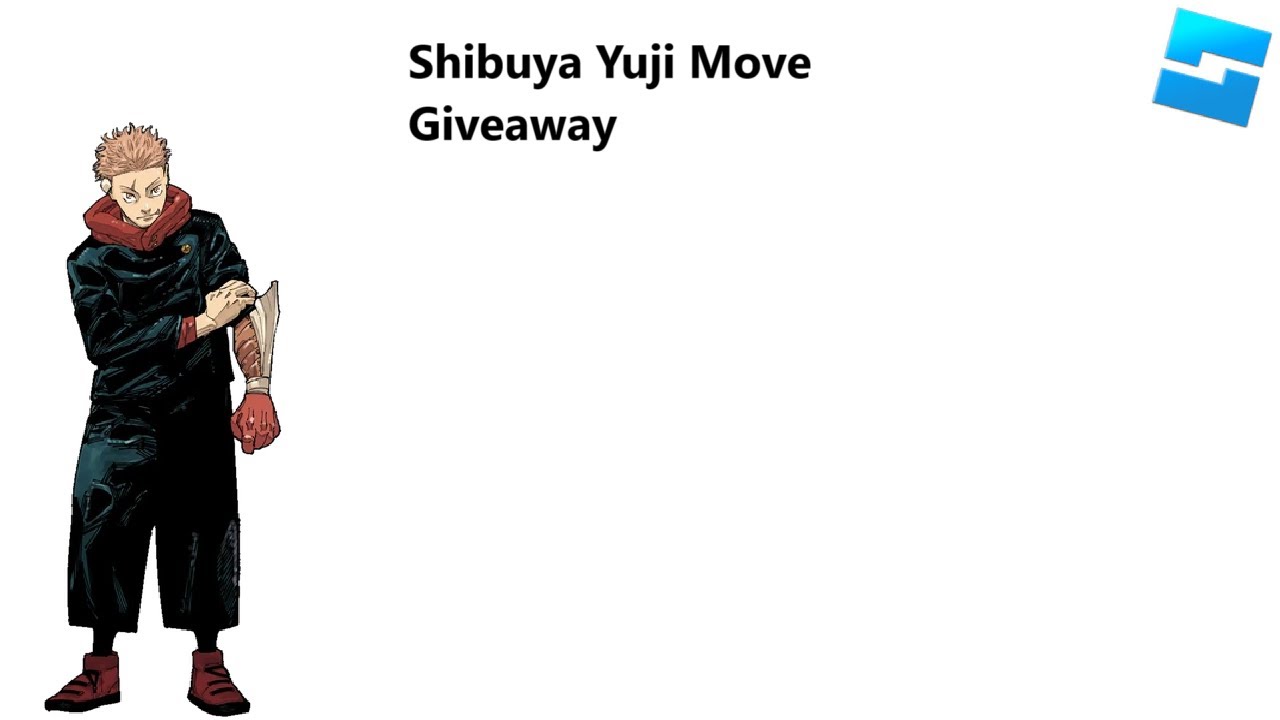 Shibuya Yuji Move Roblox Studio Giveaway - YouTube