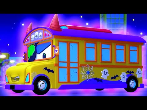 Wheels On The Bus Song | Halloween Songs | Halloween 2024 | @KidPreps# ...