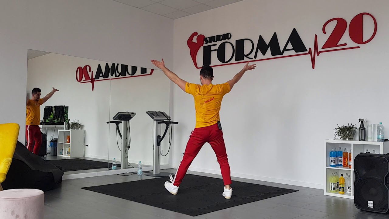 Aero dance choregraphy aerobic fitness symetric part 1/2 and workout ...