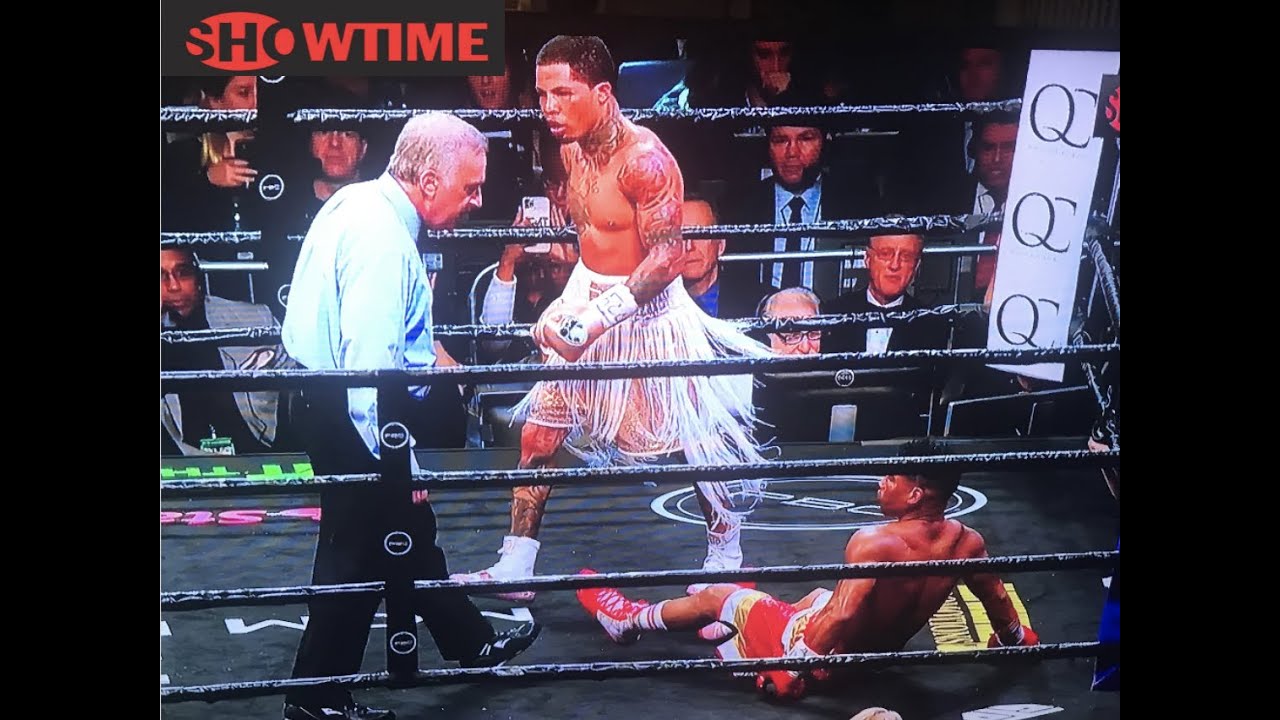 GERVONTA DAVIS VICIOUSLY KNOCKS-DOWN GAMBOA 3 TIMES - DAVIS VS GAMBOA ...