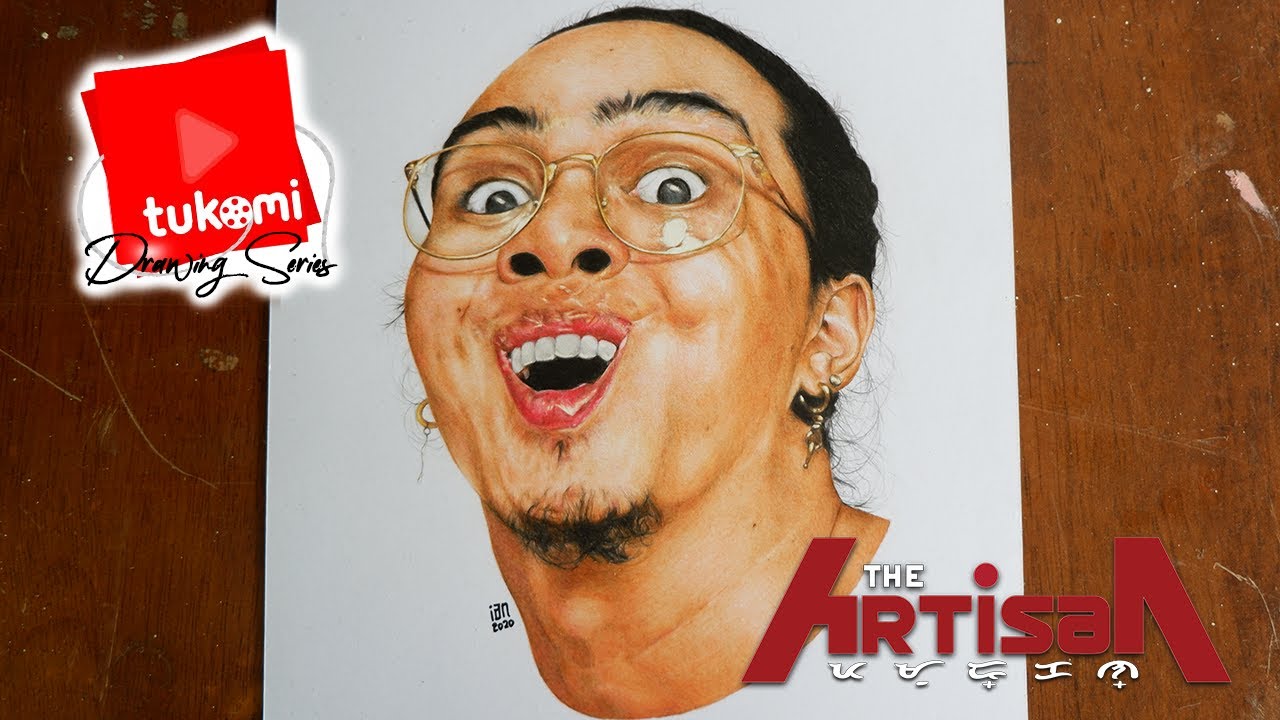 Tukomi Drawing Series: Tukomi Oliver - Time Lapse | The ARTiSan - YouTube