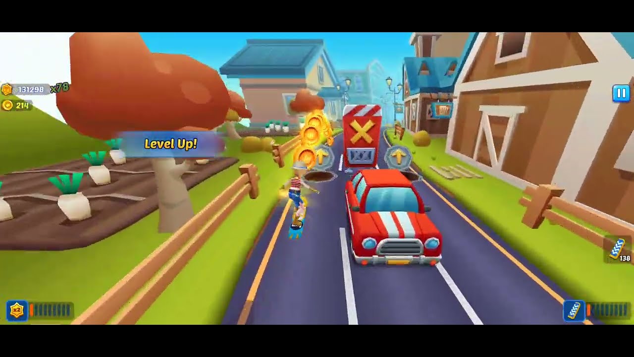 Subway Princess Runner Venice Taxi Board Run android Mobile Game Play # ...