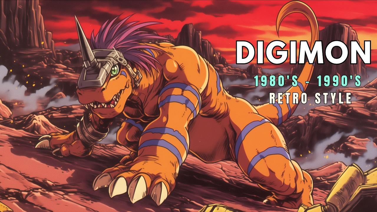 Digimon - Retro Anime Vibes | 80s - 90s - YouTube