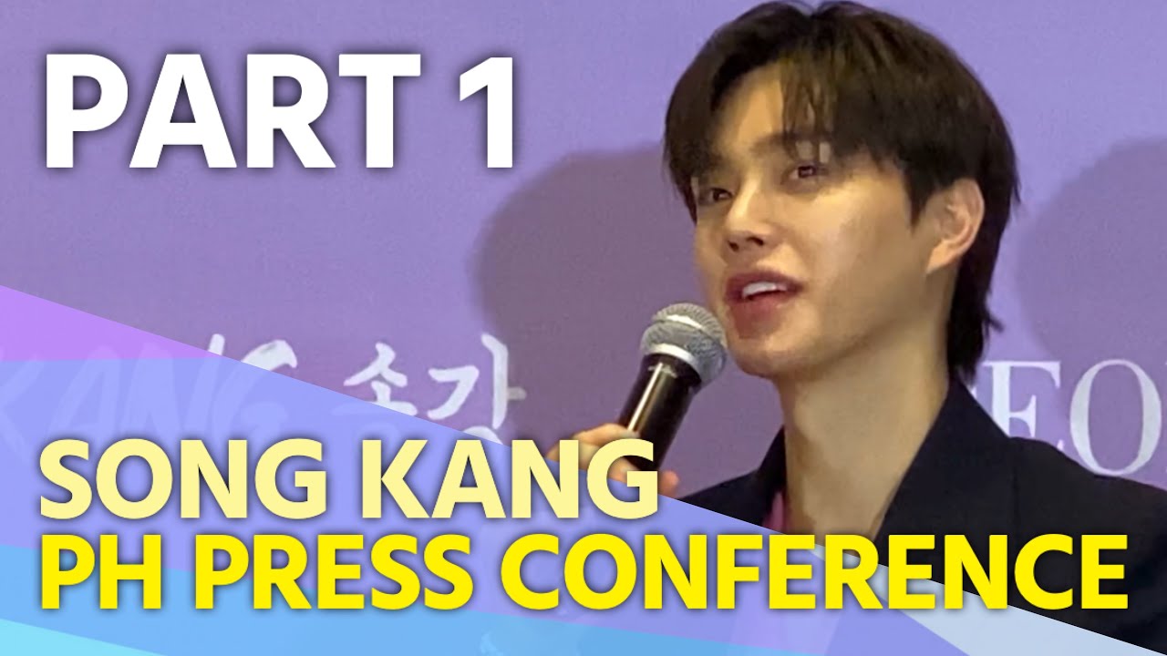 Song Kang press conference in the Philippines (Part 1/3) - YouTube