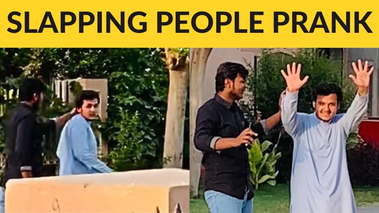Slapping Prank On Strangers | Funny Prank 2023 | Shahmir Khan - YouTube