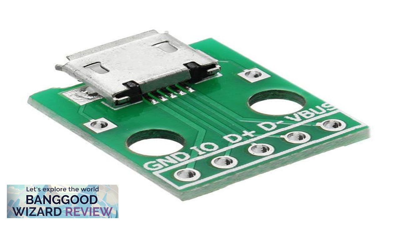 30pcs Micro USB To Dip Female Socket B Type Microphone 5P Patch Review ...