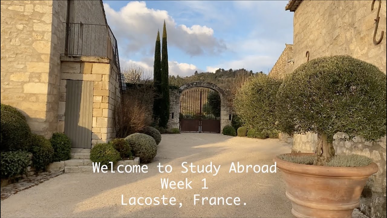 Study Abroad Week 1 in SCAD Lacoste, France - YouTube