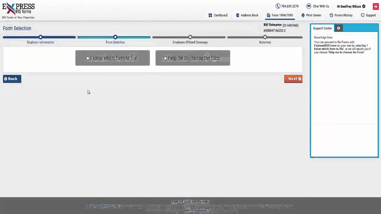 Choosing the Appropriate IRS ACA Forms to E-file - YouTube