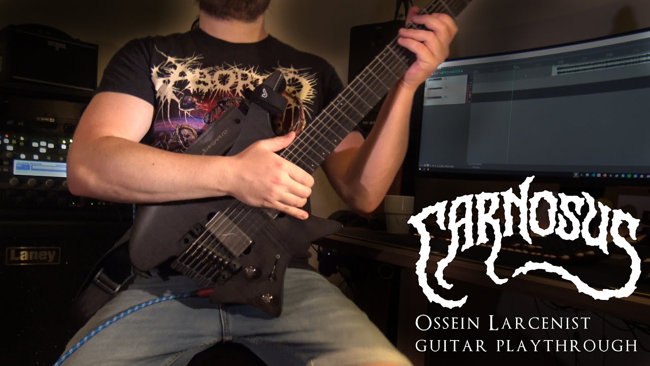 Carnosus - Ossein Larcenist (GUITAR PLAYTHROUGH 2023) - YouTube
