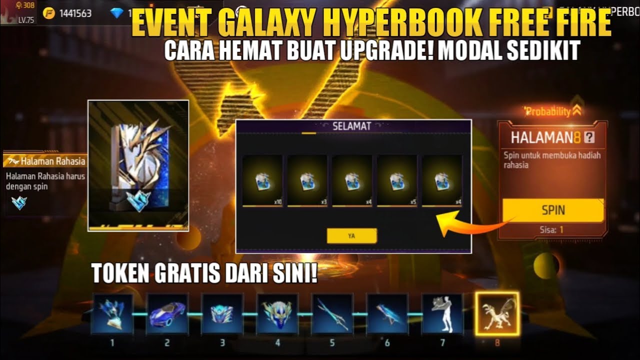 CARA HEMAT UPGRADE GALAXY HYPERBOOK FF & SOLUSI MENDAPATKAN TOKEN MURAH ...