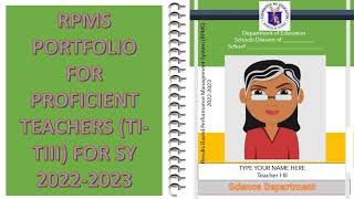 RPMS PORTFOLIO FOR T1 T3 2022 2023 | Doovi