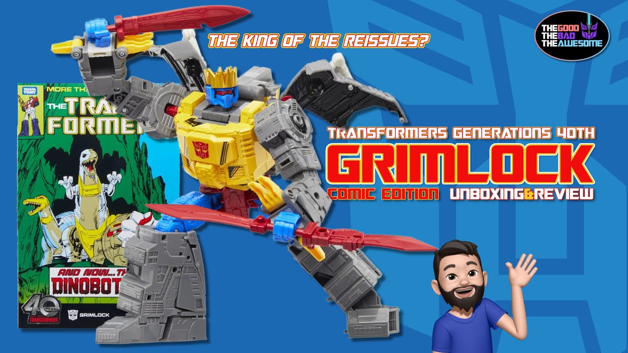 Transformers Grimlock Comic Edition Review - King of the Reissues ...