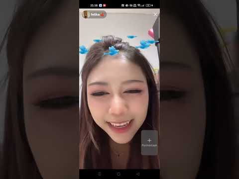 ♈ LIVE TIKTOK FELIKA LINGERIE MERAH NO ARMOR 
