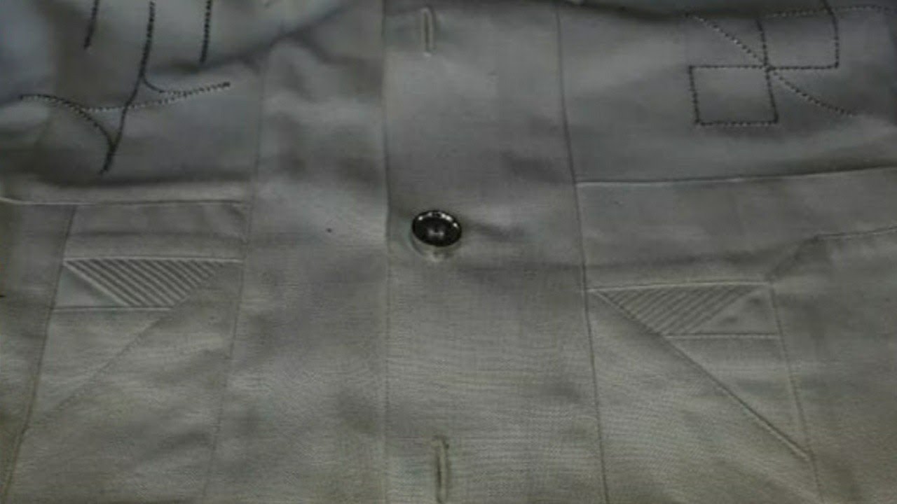 safari suit pockets design/how to make safari pocket design - YouTube