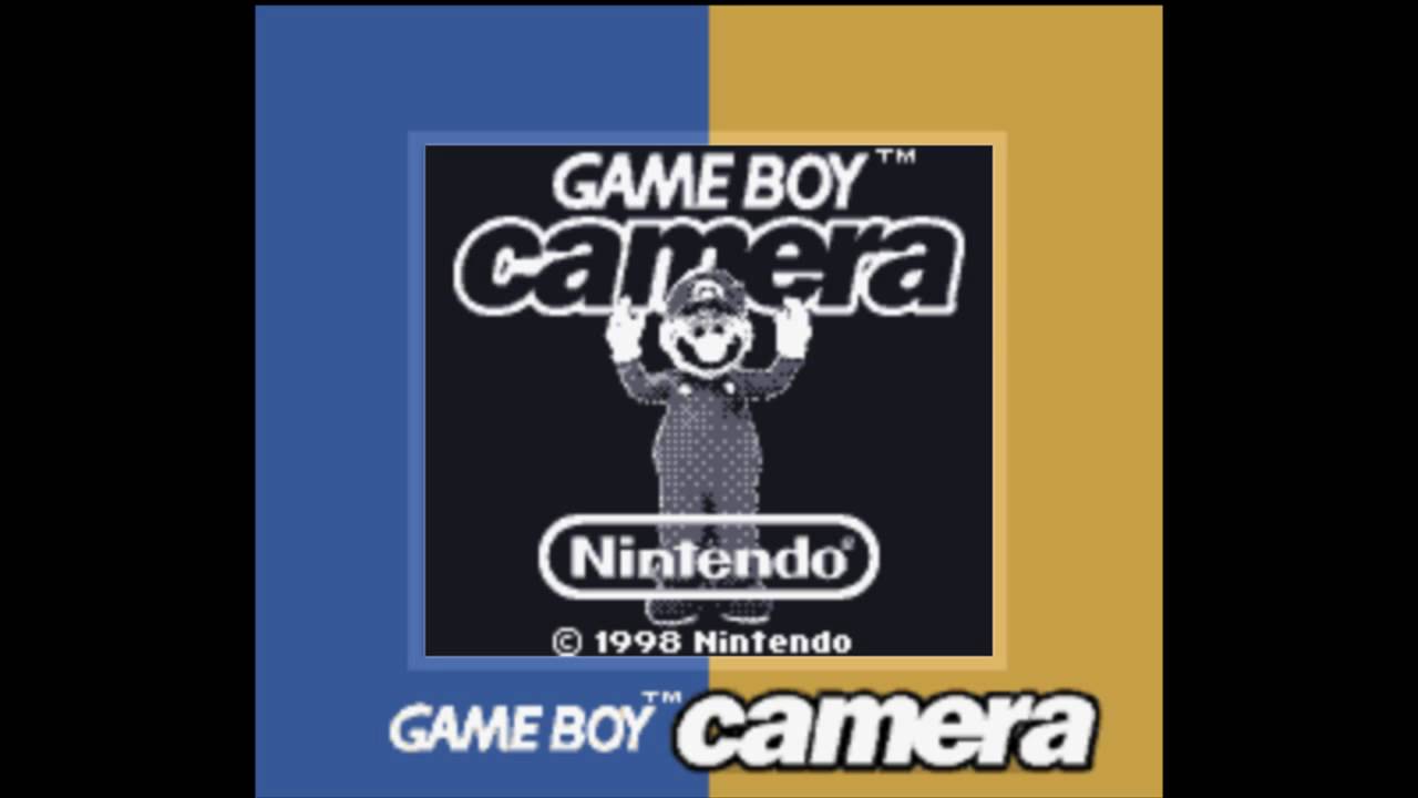 Game Boy Camera Title Screen - YouTube
