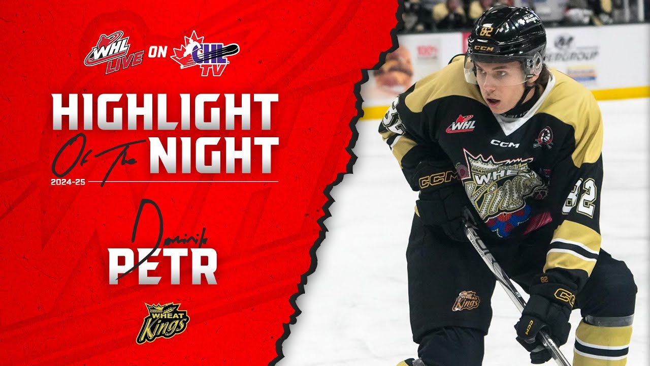 WHL Highlight of the Night - Game Winner by Dominik Petr - YouTube