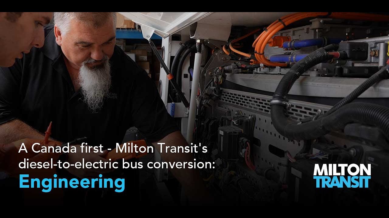 A Canada first, Milton Transit's diesel-to-electric bus conversion ...