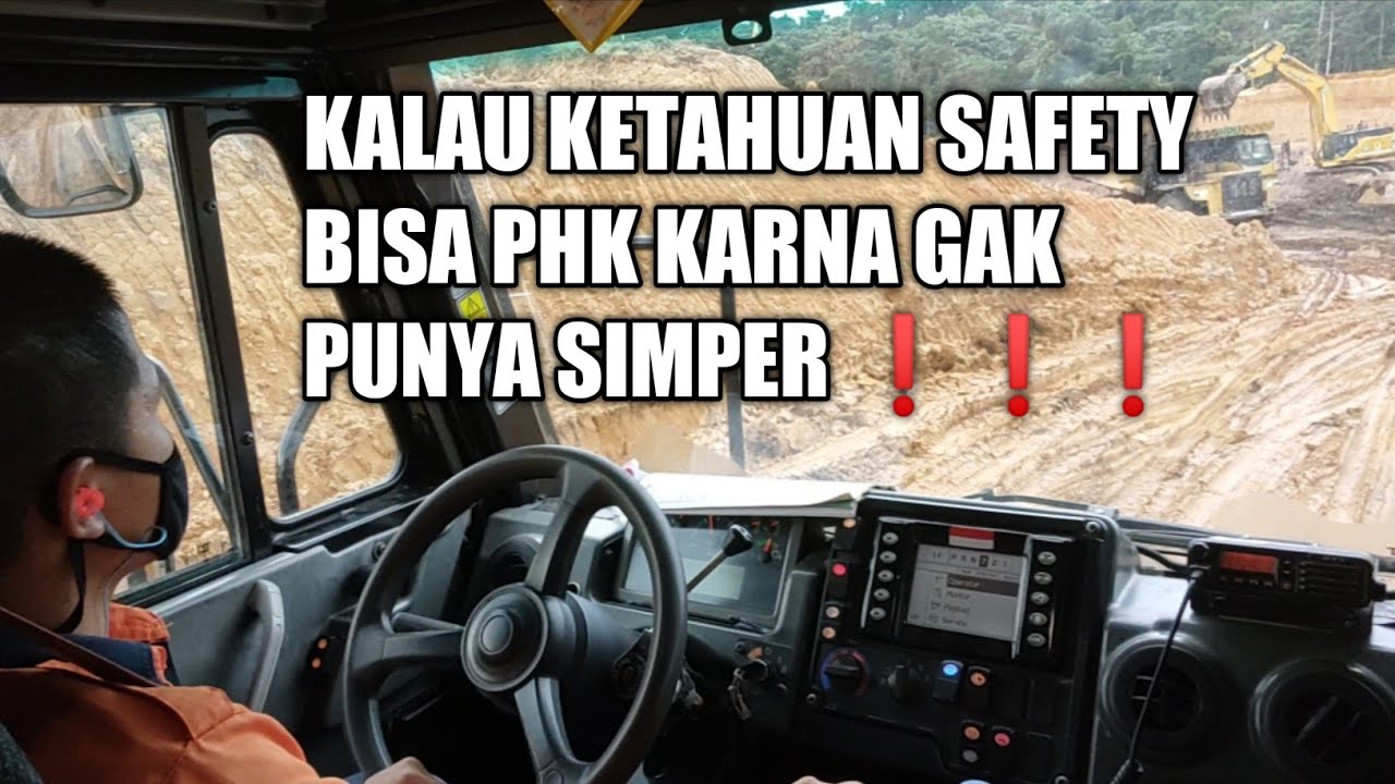 Perdana disuruh Mengemudikan OHT 773 E Caterpillar - YouTube