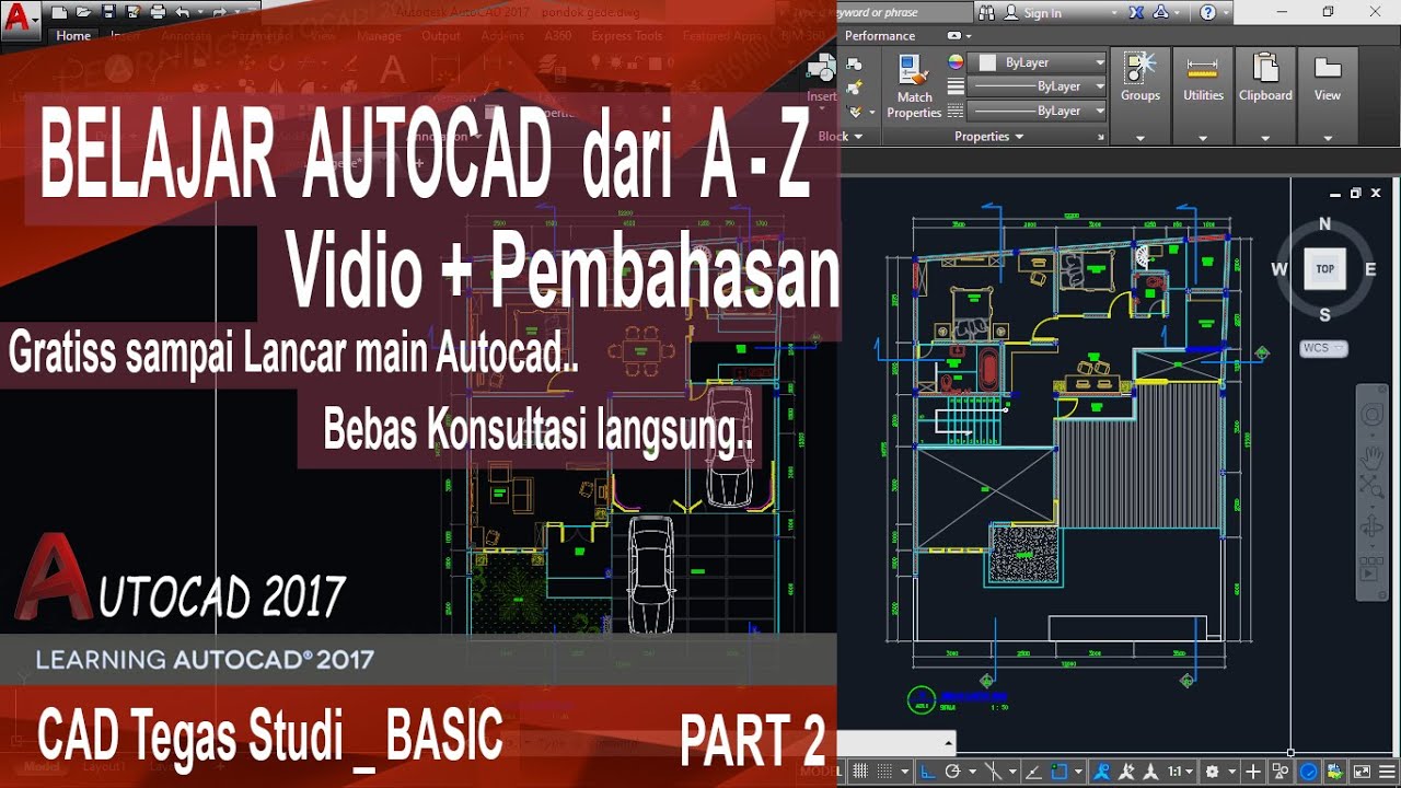 Autocad Tutorial Untuk Pemula_Pengenalan Mudah dengan menggunakan ...