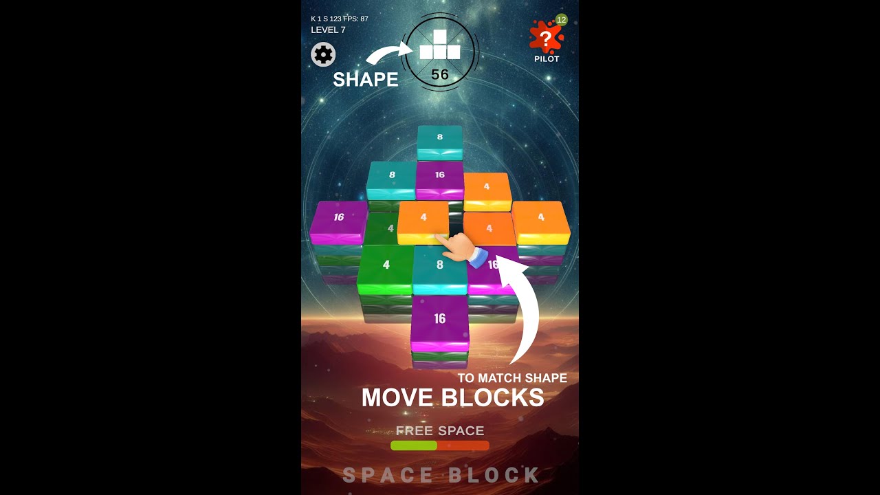 3D Puzzle Game - Space Block. Original Puzzle Game - YouTube