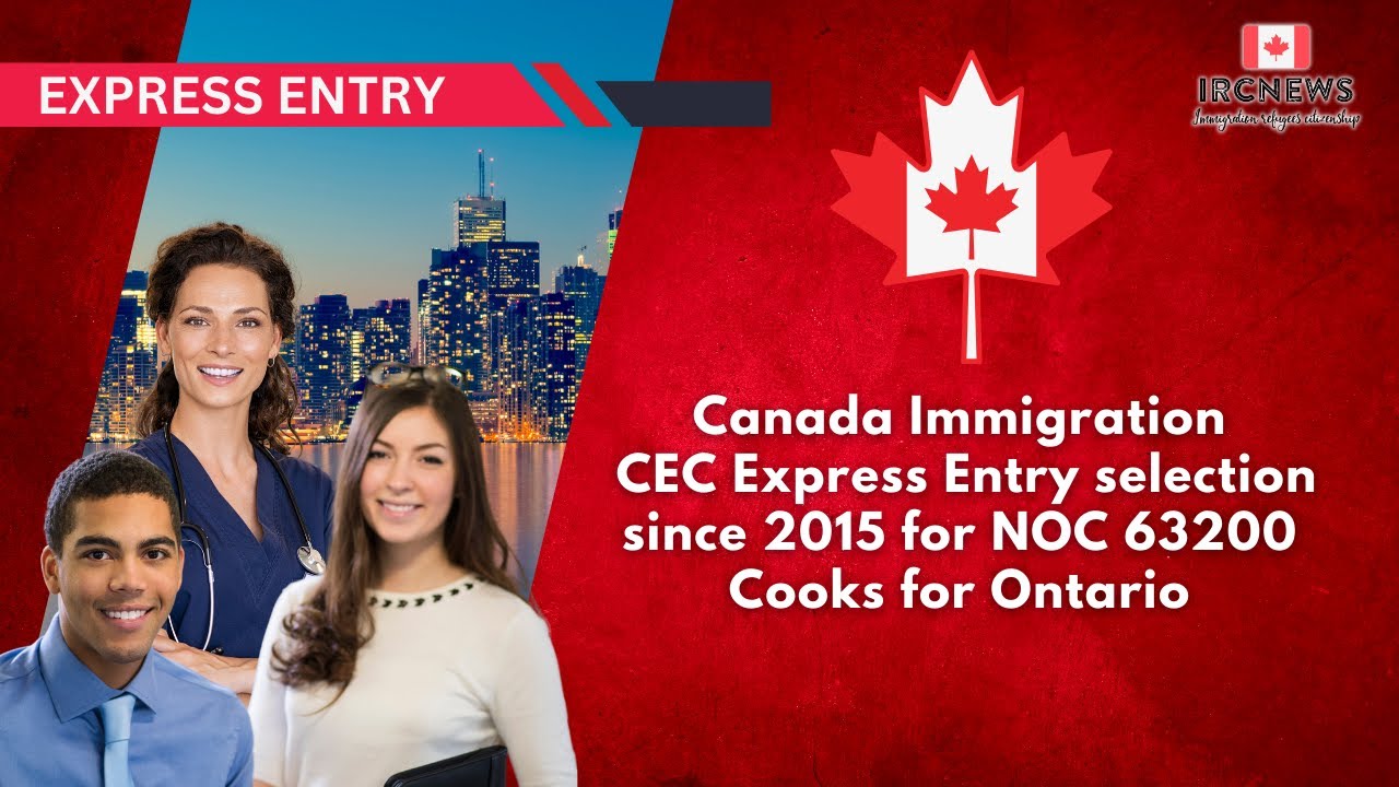 Canada Immigration CEC Express Entry selection since 2015 for NOC 63200 ...