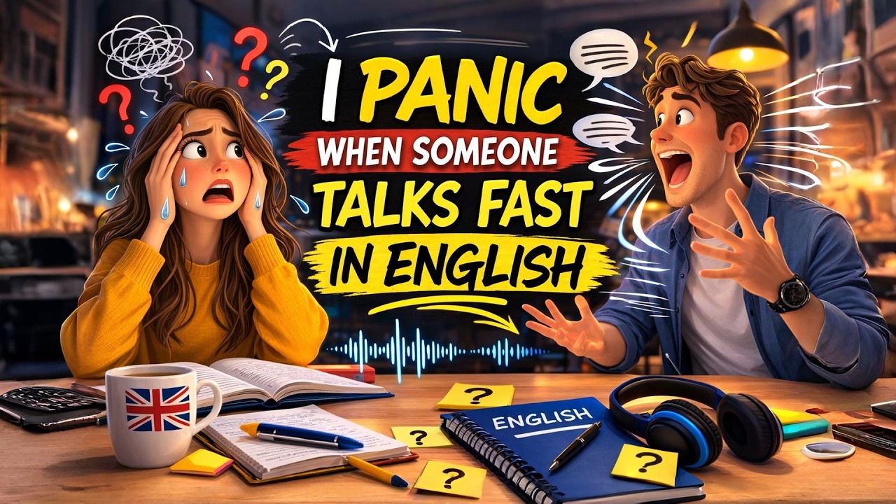 I panic when someone talks fast in English | My Real Story of ...