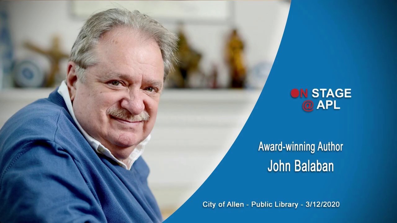 Poet John Balaban - YouTube