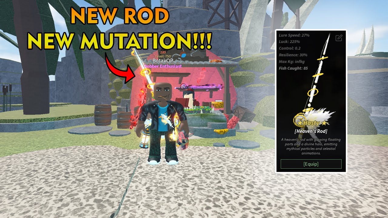 MENCOBA FARMING DUIT MENGGUNAKAN HEAVEN ROD!!! - ROBLOX FISCH INDONESIA ...