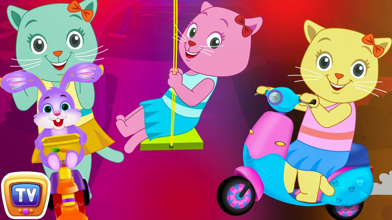 Three Little Kittens Went To The Park - (NEW Cutians) | ChuChu TV Baby ...