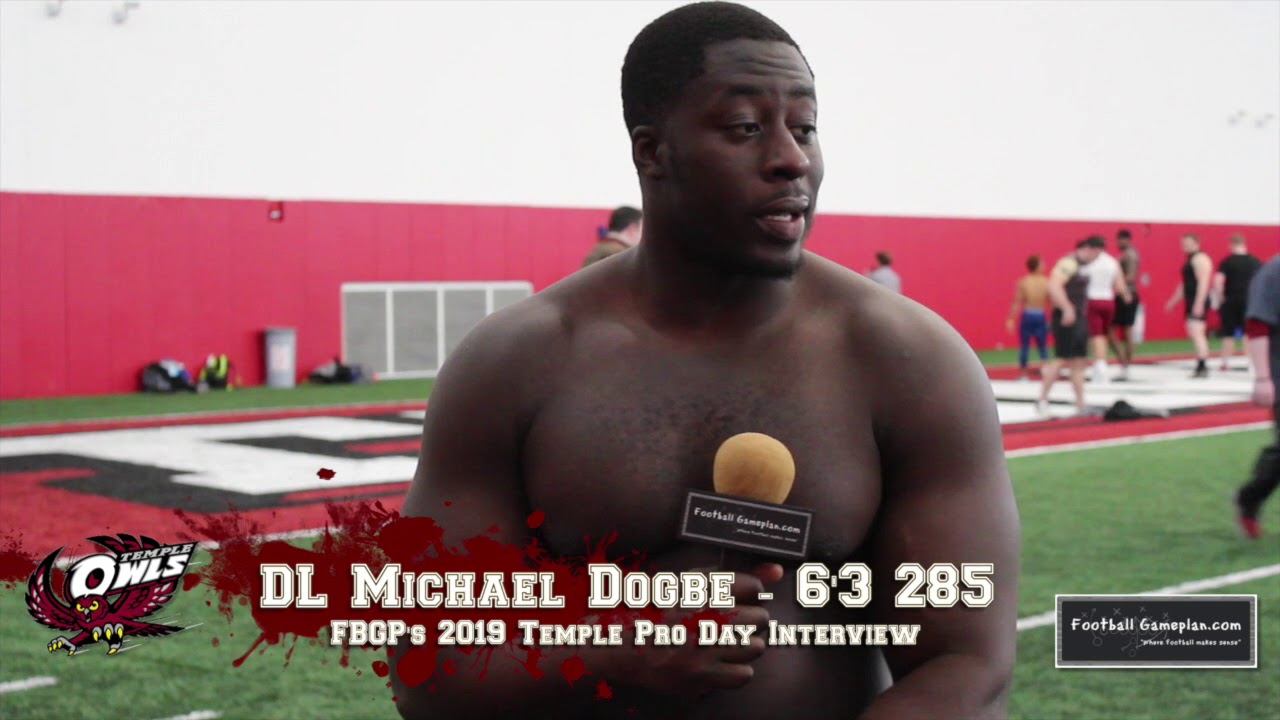 FBGP's 2019 Temple Pro Day Interview: Michael Dogbe - YouTube