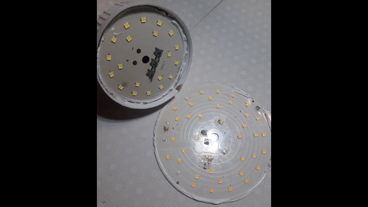 LED AND CFL LIGHT REPAIR PART 2 - YouTube