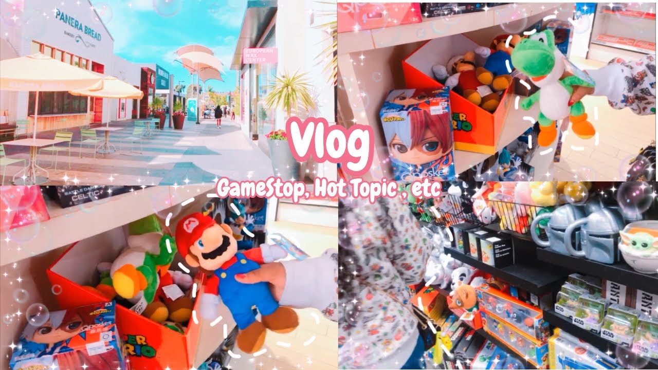 🌸Shopping vlog | GameStop, Hot Topic, Claire's - YouTube