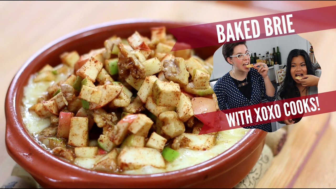 Baked Brie with Apples Ft. XOXO COOKS | Cook n' Chat | Just Eat Life ...