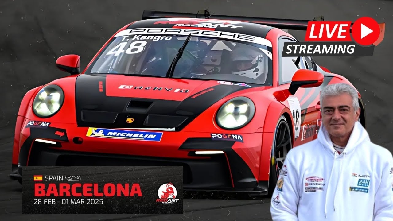 Round 7 & 8 | Ajith Kumar Racing at Barcelona | Porsche Sprint ...