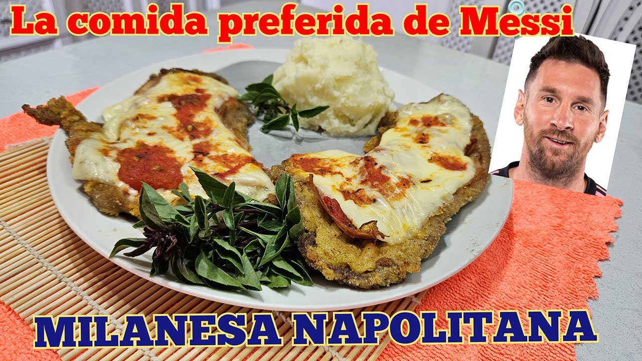 ASÍ COME LA CARNE LIONEL MESSI¡¡ MILANESA A LA NAPOLITANA ¡¡EXQUISITA ...