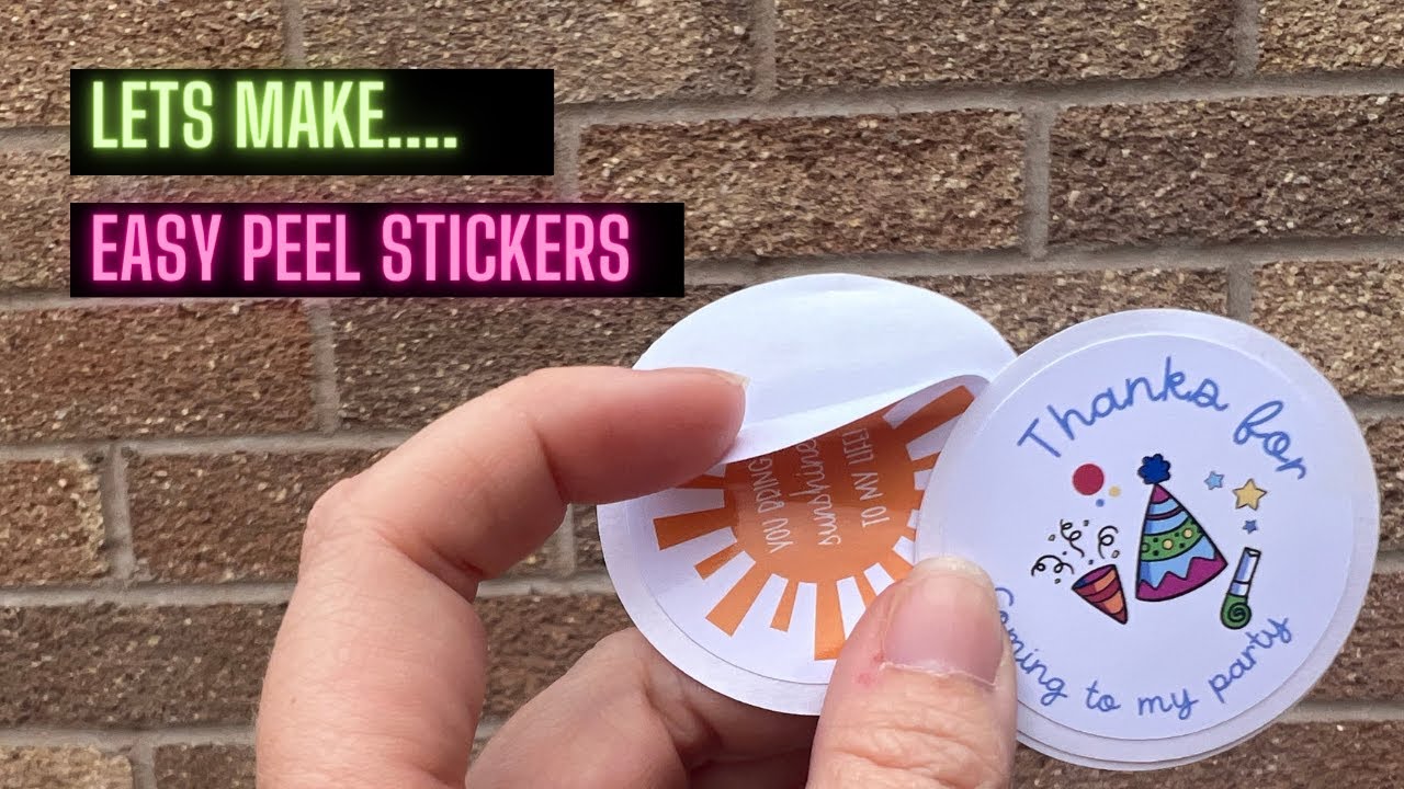 Learn How to Make East Peel Stickers with Your Cricut - YouTube