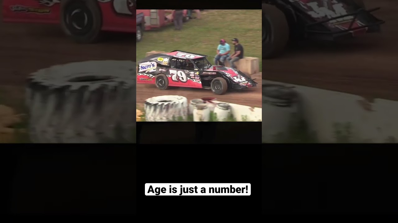 81 year old Wins IMCA Day Dirt Race - Jerry Muenster - YouTube