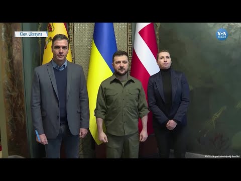 İspanya ve Danimarka Başbakanlarından Zelenski'ye Destek