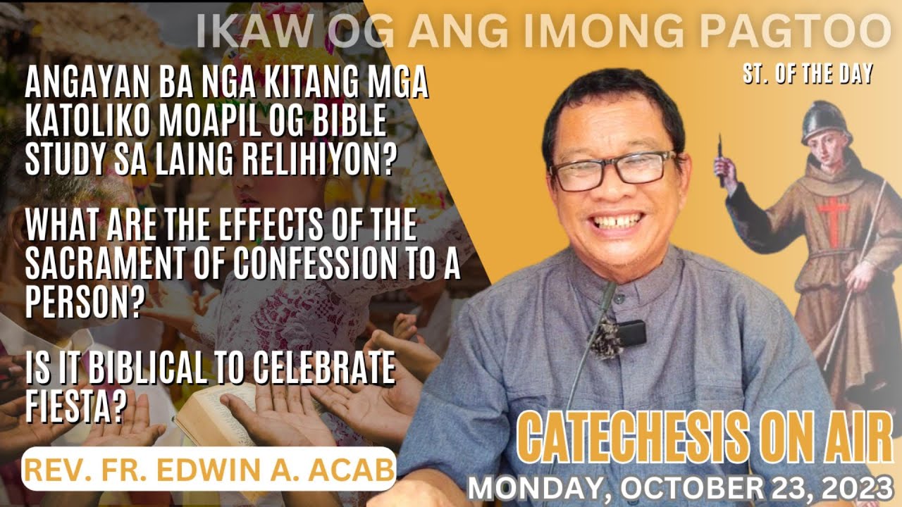 C on A | Angayan ba nga kitang mga Katoliko moapil og Bible Study sa ...