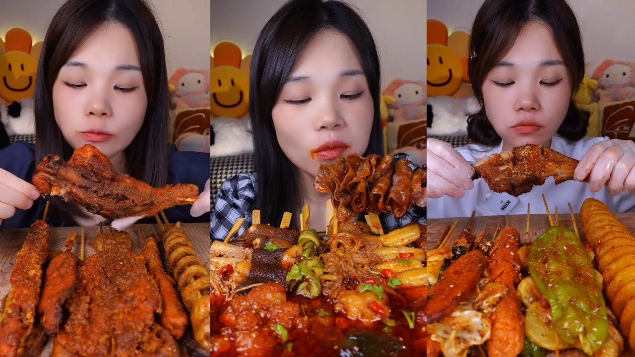 MUKBANG [ ASMR ] EATING FOOD 53 - YouTube
